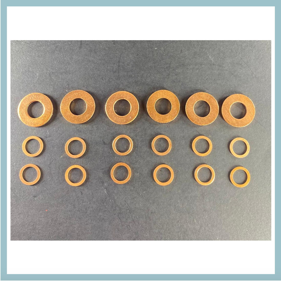 Injector Washer Kit - SATADE6 - 6cyl Bosch Washers – SA Turbo