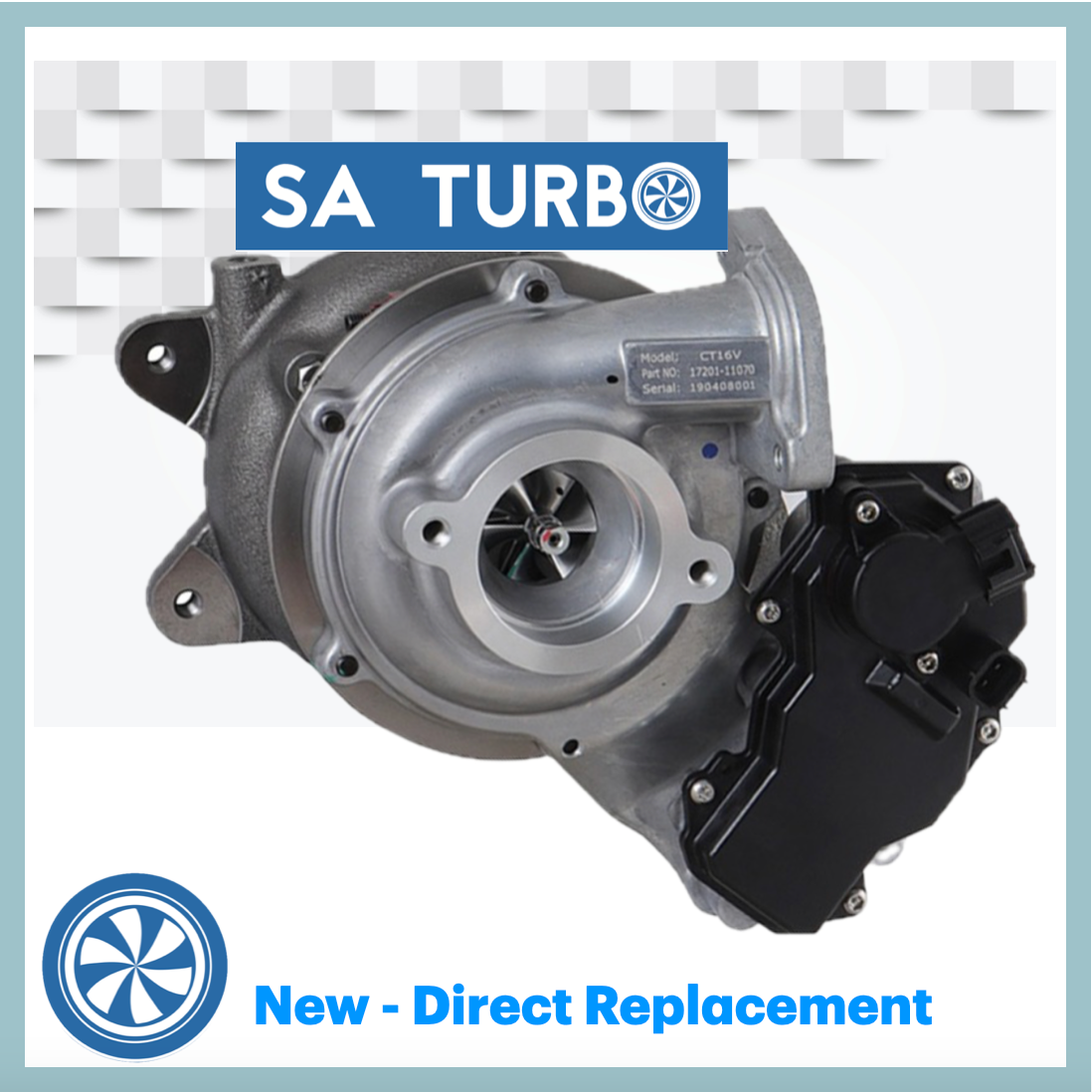 Toyota GD6 2.4 - 17201-11070 Turbo New – SA Turbo